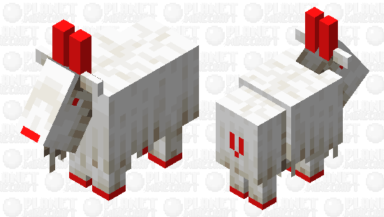 Nightmare Goat Minecraft Mob Skin