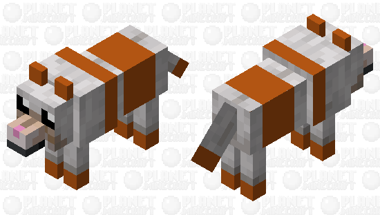 cute wofl Minecraft Mob Skin