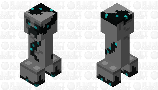 Sculked cave creeper Minecraft Mob Skin