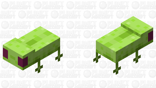 Alien Axolotl Minecraft Mob Skin