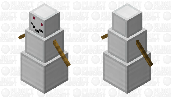 Iron Snowman Minecraft Mob Skin