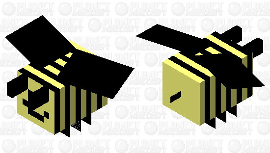 happy bee Minecraft Mob Skin