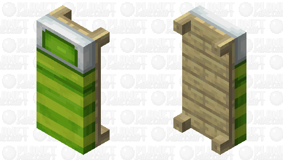 lime birch bed Minecraft Mob Skin