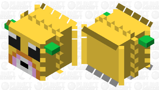 Puffer fish HSE Minecraft Mob Skin