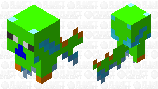 Dziwny otuszek Minecraft Mob Skin