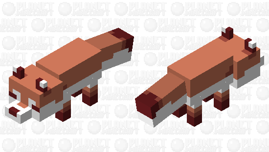 Fox Minecraft Mob Skin