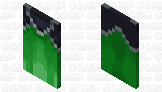 Migrator Cape (Green/Silver) Minecraft Mob Skin