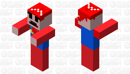 Evil mario Minecraft Mob Skin
