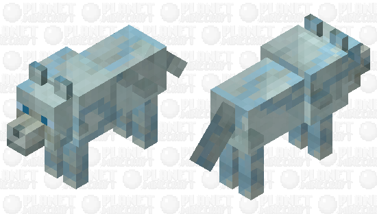Ghost Dog Minecraft Mob Skin