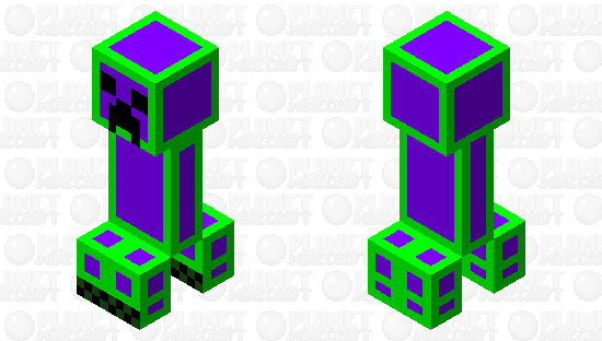 Creeper Led Minecraft Mob Skin