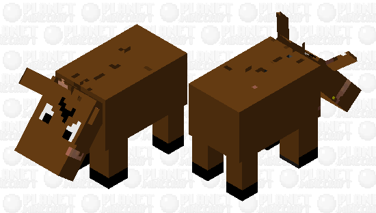 Bull Minecraft Mob Skin