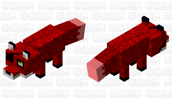 Baby Foxy Minecraft Mob Skin