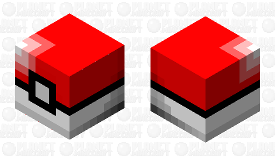 Pokeball Minecraft Mob Skin