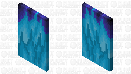 Blue Flames Cape Minecraft Mob Skin