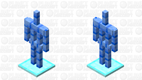 Blue Armor Stand Minecraft Mob Skin