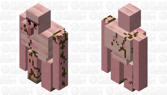 Cherry golem 🌸👑 Minecraft Mob Skin