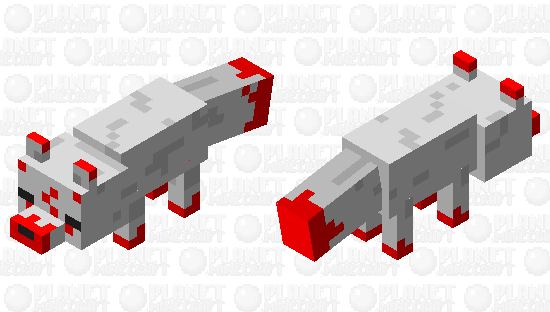 My Fox Ruby~ but on bedrock! Minecraft Mob Skin