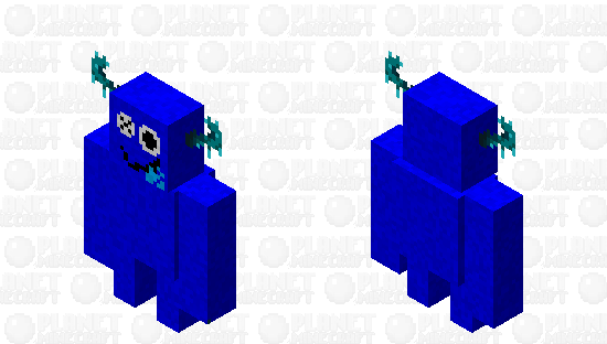 Blue Minecraft Mob Skin