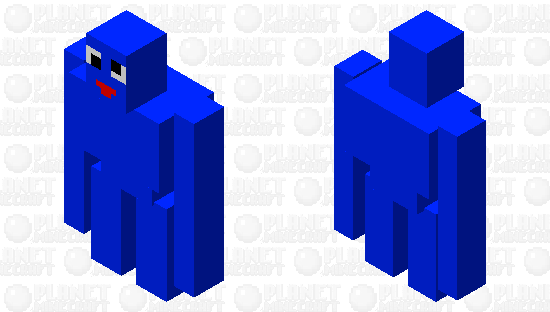 Blue Monster Minecraft Mob Skin