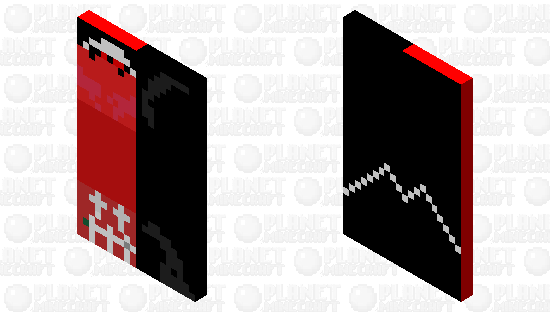 Metallica - Master Of Puppets And The Black Album - Cape Minecraft Mob Skin