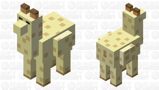 Giraffe lama Minecraft Mob Skin