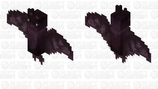 More gothic bat - purple undertones - Minecraft Mob Skin