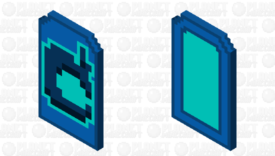 Blue Mojang Cape Minecraft Mob Skin