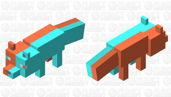 Wava fox Minecraft Mob Skin
