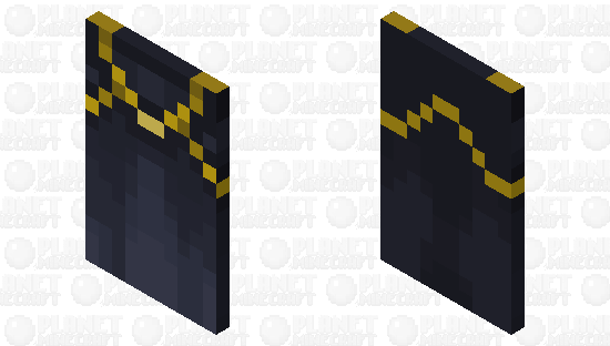 Migrator Cape (Black/Yellow) Minecraft Mob Skin