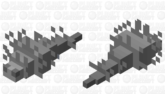 Silverfish but cute :] Minecraft Mob Skin