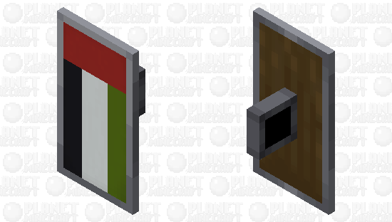 UAE Flag Shield Minecraft Mob Skin