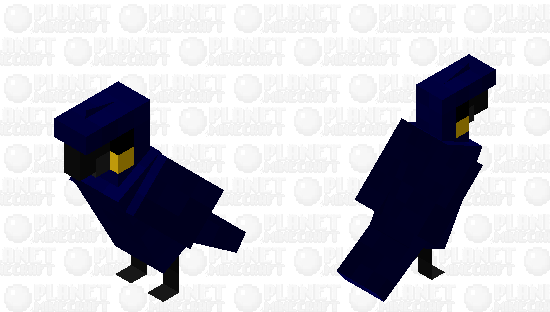 Lear's Macaw Minecraft Mob Skin