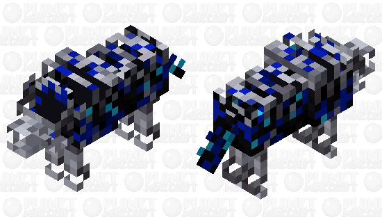 Seaborn "Shell sea runner" - Arknights (model wolf) Minecraft Mob Skin