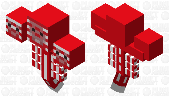 Candy Cane Wither Minecraft Mob Skin