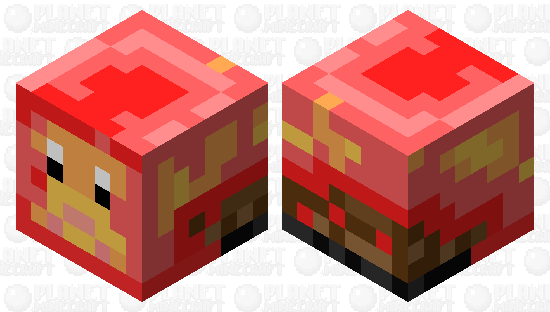 Calcifer from Howl's Moving Castle Minecraft Mob Skin