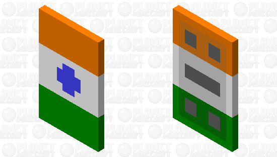 india flag cape Minecraft Mob Skin