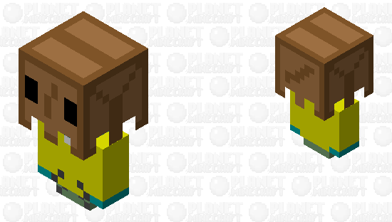 paper bag boy helper Minecraft Mob Skin