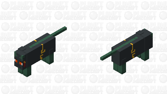 Dusk Bean Edition - Arknights (skin cat) Minecraft Mob Skin