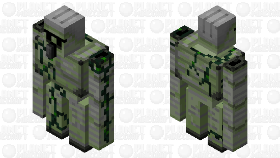 Zombie Iron Golem Minecraft Mob Skin