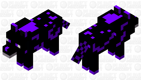 Ender Wolf Minecraft Mob Skin