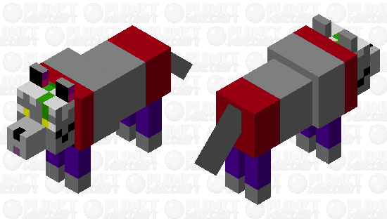 ROXY WOLF Minecraft Mob Skin