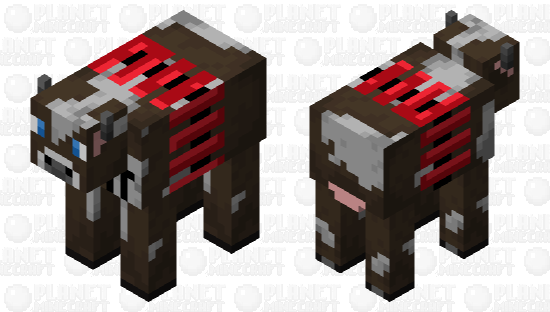 tnt cow Minecraft Mob Skin