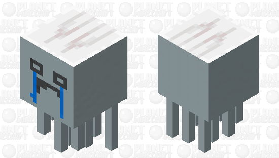 Crying ghast Minecraft Mob Skin