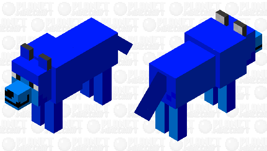 Bluey Minecraft Mob Skin