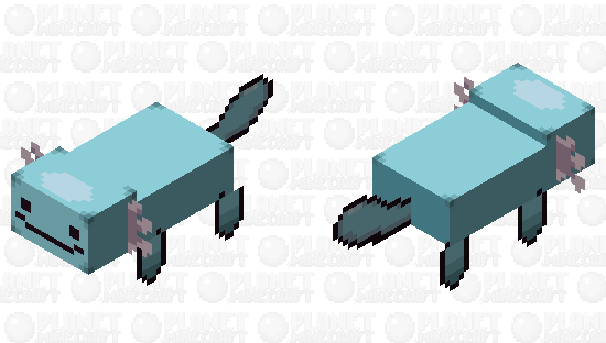 Wooper V2 Minecraft Mob Skin