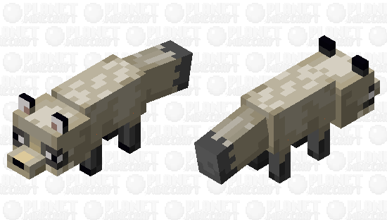 Bat Eared Fox Minecraft Mob Skin