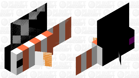 Corrupted fish Minecraft Mob Skin