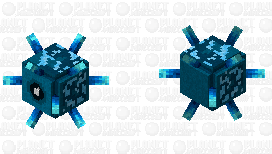 Ice Bomb Guardian Minecraft Mob Skin