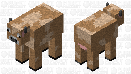 Highland Cow Minecraft Mob Skin