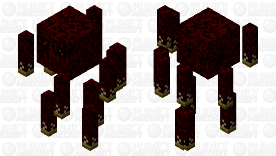 Netherrack Golem Minecraft Mob Skin